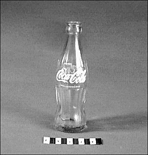 Kringla - glasflaska, coca-cola flaska
